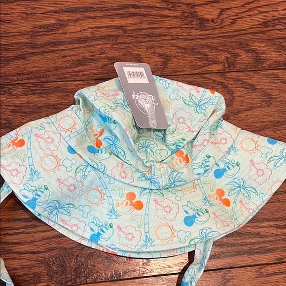 Disney | Accessories | Disney Floral Sun Hat Blue Orange Green | Poshmark